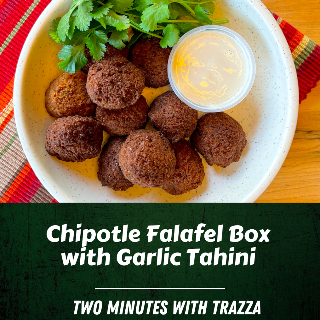 Video ~ Chipotle Falafel Box with Garlic Tahini
